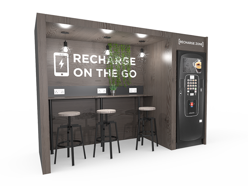 Promote and protect your vending machines with vending furniture from ...