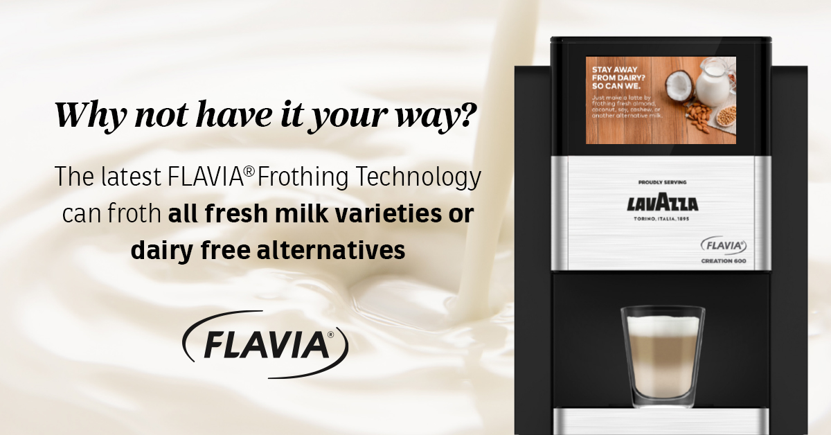 Introducing the contactless FLAVIA® Creation 600 office coffee machine ...